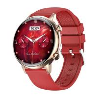 China Luxury Women Smart Watch 1.106 Inch AMOLED Screen BT Calling NFC IP68 Waterproof Fitness Tracker for sale