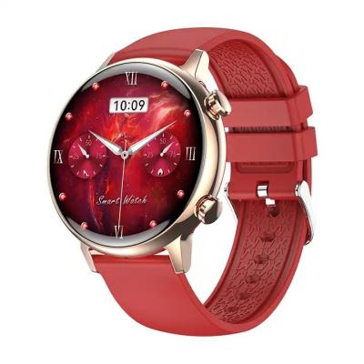 China Luxury Women Smart Watch 1.106 Inch AMOLED Screen BT Calling NFC IP68 Waterproof Fitness Tracker for sale