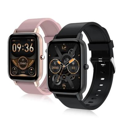 China 1.69 inch Touch Screen Smart Watch Heart Rate Blood Oxygen Monitor IP67 Waterproof BT5.0 Fitness Tracker for sale