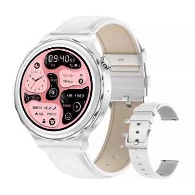 China Wireless Charging Smart Watch HK43 BT Call 1.32inch Screen 360x360 for Women for sale
