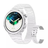 China Wireless Charging Smart Watch HK43 BT Call 1.32inch Screen 360x360 for Women for sale