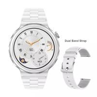 China Wireless Charging Smart Watch HK43 BT Call 1.32inch Screen 360x360 for Women for sale