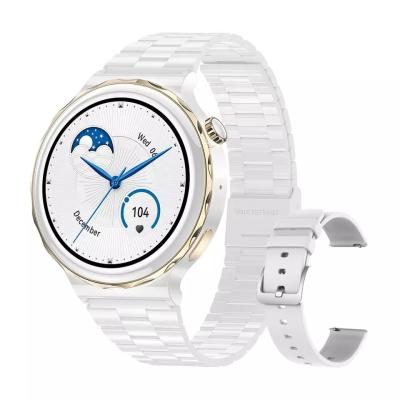 China HK43 Smartwatch 1.32 Inch Wireless Charging BT Calling Custom Dial Women Health Tracker for sale
