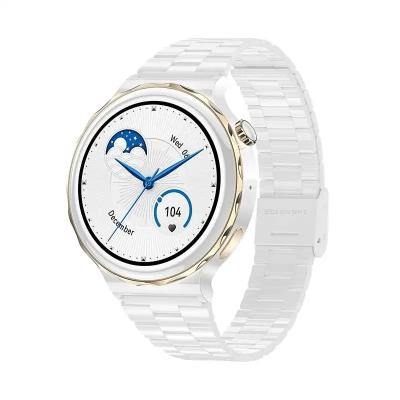 China HK43 Lady Fashion NFC BT Call Smart Watch 1.32 inch Health Tracker Heart Rate Monitor Women for sale