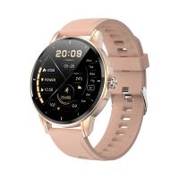 China Ladies Women Smartwatch H36 Gold Steel IP68 Waterproof 1.32 inch Fitness Tracker with Menstrual Reminder for sale