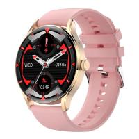 China HK33 Smart Watch 1.28 Inch IPS Display Stainless Steel BT 5.0 IP68 Waterproof Round Smartwatch for sale