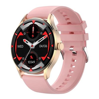 China HK33 Smart Watch 1.28 Inch IPS Display Stainless Steel BT 5.0 IP68 Waterproof Round Smartwatch for sale