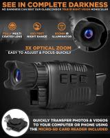China Digital Night Vision Monocular 150-200m 1080P Video Recording for Complete Darkness for sale