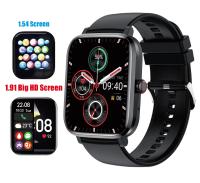 China HK20 NFC Smart Watch Bluetooth Call Heart Rate Blood Pressure Monitor 1.85 inch IP68 Men Women for sale