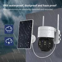 China Outdoor Waterproof PIR Solar WiFi PTZ Camera 2MP H.265 Night Vision 1080P IP66 Security Camera for sale