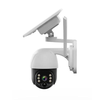 China 5MP Solar Wireless Security Camera 360 PTZ 4G LTE Outdoor IP65 with 12000mAh Battery for sale