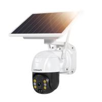 China 4G Solar Powered IP Camera 3MP Outdoor CCTV Security Camera with 128GB SD Card Support PIR Motion Detection for sale