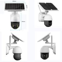China 1080P Solar 4G PTZ Security Camera with 18000mAh Battery and PIR Radar Dual Detection for sale
