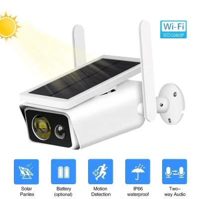 China 1080P HD Solar Powered WiFi IP Camera with 30M Night Vision and IP66 Waterproof for Outdoor Security for sale
