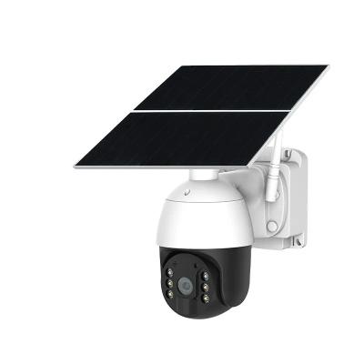China SL100 Solar Powered CCTV Camera 2MP WiFi PIR Outdoor 24H Surveillance Night Vision IP Security Camera for sale