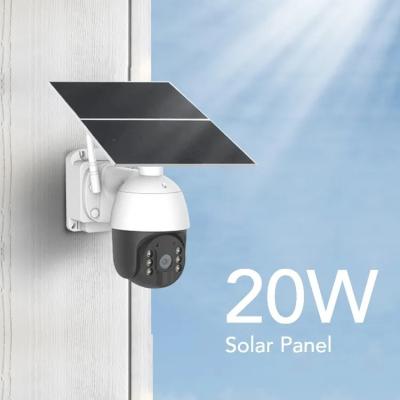 China Outdoor Solar Wireless Security Camera 2MP 1080P PIR AI Detection IP Network CCTV for sale