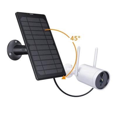 China Solar Security Camera 6700mAh Battery IP65 Night Vision Outdoor WiFi Motion Detection Camera for sale