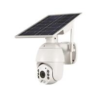 China 1080P Solar 4G PTZ Security Camera with 8W Solar Panel and 19200mAh Battery for Outdoor Surveillance for sale
