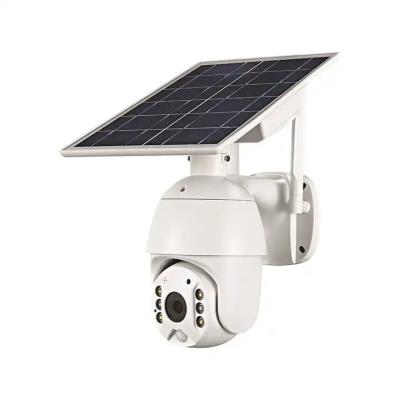 China 1080P Solar 4G PTZ Security Camera with 8W Solar Panel and 19200mAh Battery for Outdoor Surveillance for sale