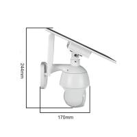 China 1080P Solar 4G PTZ Security Camera with 8W Solar Panel and 19200mAh Battery for Outdoor Surveillance for sale