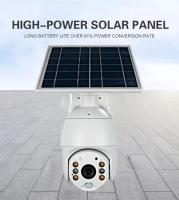 China Solar 4G PTZ Security Camera 1080P IP65 Waterproof Outdoor WiFi Surveillance with PIR Radar Detection for sale
