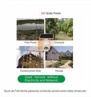 China 4G Solar CCTV Camera 1080P Wireless Security System Waterproof IP66 with SIM Card 6W Panel for sale