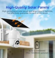 China 4G Solar Security Camera 1080P 2MP Ultra Low Power Built-in Rechargeable Battery Outdoor for sale