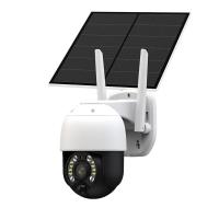 China 3MP Solar Battery PIR Wireless PTZ Outdoor Security Camera with 355° Pan and 30m Night Vision for sale