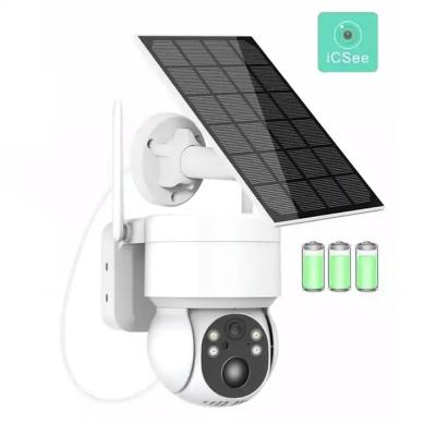 China Solar Battery Powered Outdoor PTZ Security Camera 2MP 1080p WiFi with 5W Panel for sale