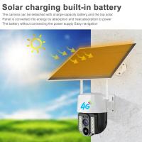 China 4G Solar Powered 1080p IP Camera Outdoor Waterproof CCTV Security Camera for sale