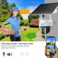 China 1080P HD 4G Solar PTZ Security Camera with PIR Radar Detection and 8000mAh Battery for sale
