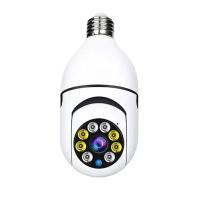 China 3MP 360 Degree WiFi Light Bulb Camera with Color Night Vision E27 Base PTZ Home Security CCTV for sale