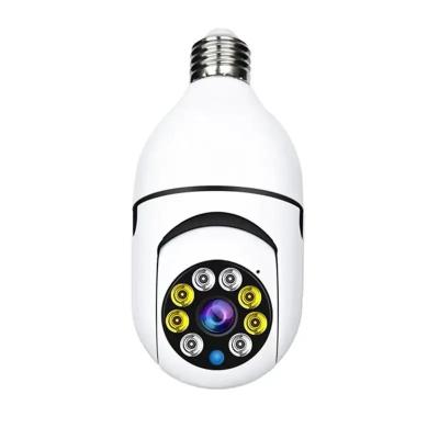 China 3MP 360 Degree WiFi Light Bulb Camera with Color Night Vision E27 Base PTZ Home Security CCTV for sale