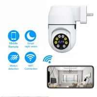 China Wireless 1080P Tuya WiFi Smart Camera Moving Head Remote Control With Night Vision for sale