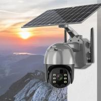 China Wifi Security Solar CCTV Home IP Camera With Memory And Power Backup Speaker for sale