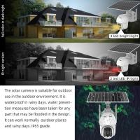 China 1080P Outdoor Wireless Solar Security Camera 14400mAh Battery 6W Solar Panel for sale