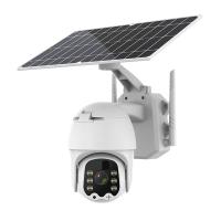 China Solar Powered 4G WiFi Surveillance Camera 1080P PIR Motion Detection 9600mAh Battery for sale