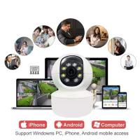China 3MP Wireless IP Camera Indoor Pan Tilt WiFi CCTV Home Security Color Night Vision 2.8mm for sale