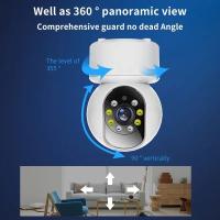 China 1080P Wireless PTZ Home Security Camera with Motion Tracking Night Vision Two-Way Audio for sale