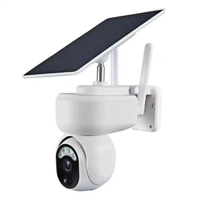 China 1080P 4G PTZ Solar Security Camera Outdoor Battery Powered with 350° Rotation for sale