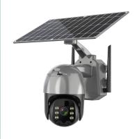 China Solar WiFi Security Camera 1080P IP66 Outdoor with 6W Solar Panel and 4x21700 Battery for sale