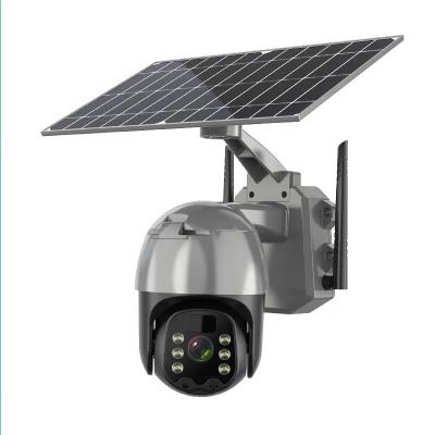 China Solar WiFi Security Camera 1080P IP66 Outdoor with 6W Solar Panel and 4x21700 Battery for sale