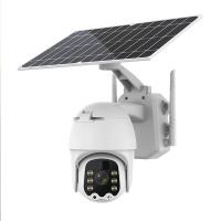 China Solar WiFi Security Camera 1080P IP66 Outdoor with 6W Solar Panel and 4x21700 Battery for sale