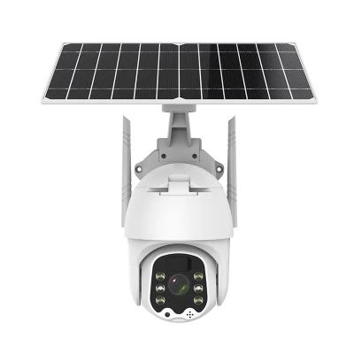 China 1080P Solar Security Camera Outdoor Wireless Battery Powered WiFi PTZ 14400mAh IP65 for sale