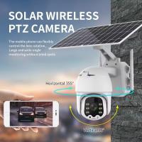 China 4G Solar Powered PTZ Camera 2MP 1080P Outdoor IP65 Night Vision PIR CCTV with 14400mAh Battery for sale
