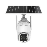 China 4G Solar Powered PTZ Camera 2MP 1080P Outdoor IP65 Night Vision PIR CCTV with 14400mAh Battery for sale