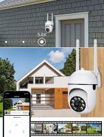 China Waterproof 2.4GHz Wireless Wifi IP Camera Night Vision Wireless Security Camera for sale