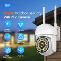 China 1080P Wireless PTZ IP Security Dome Camera with Human Detection and 2-Way Audio 2.4GHz for sale