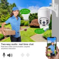 China 2MP PTZ Outdoor WiFi IP Camera 4mm Lens 355° Rotation H.265 Night Vision V380 for sale
