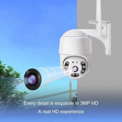 China 2MP PTZ Outdoor WiFi IP Camera 4mm Lens 355° Rotation H.265 Night Vision V380 for sale